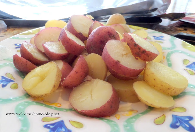 Welcome Home Blog: Cheesy Camp Fire Potatoes