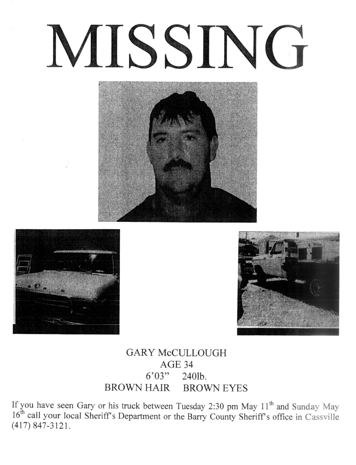 13 Years Later And Still No Answers For Gary McCullough's Family: - The ...