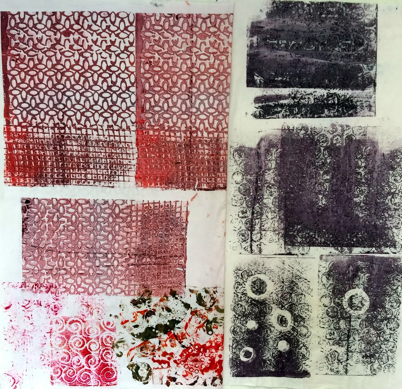 DeCampStudio: Screen printed fabrics