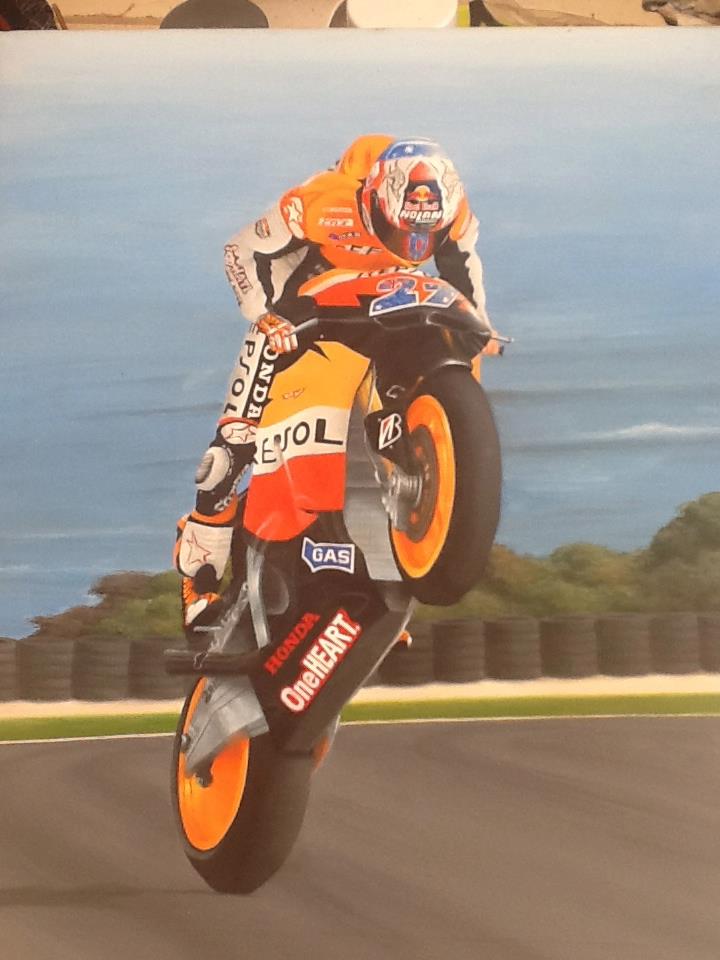 Simply Sue's Simple Diary: Elizabeth's Motorcycle Paintings