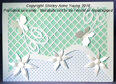 Shirley's Cards: Freebie Shaped Edge Card