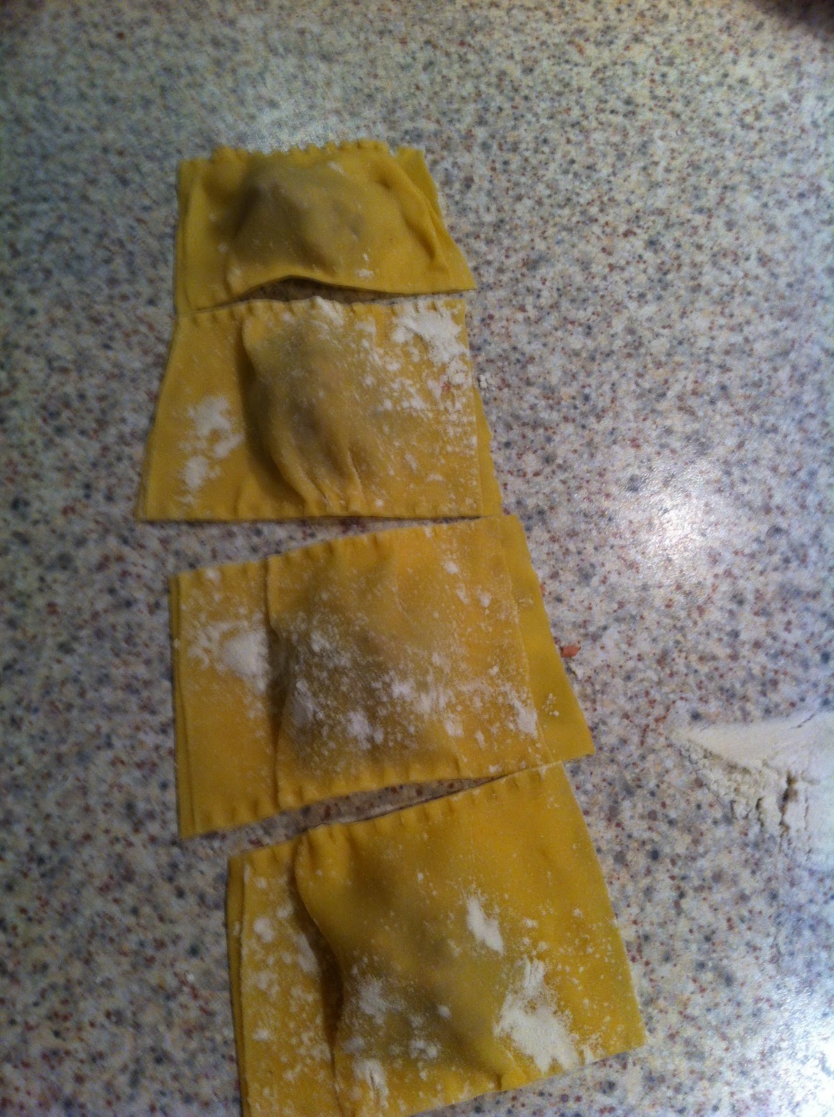 Jessica kookt...: Gevulde ravioli in runderbouillon
