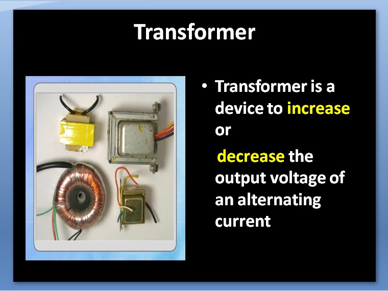 SCIENCE KSSM PT3 SPM: short & sweet notes : TRANSFORMERS