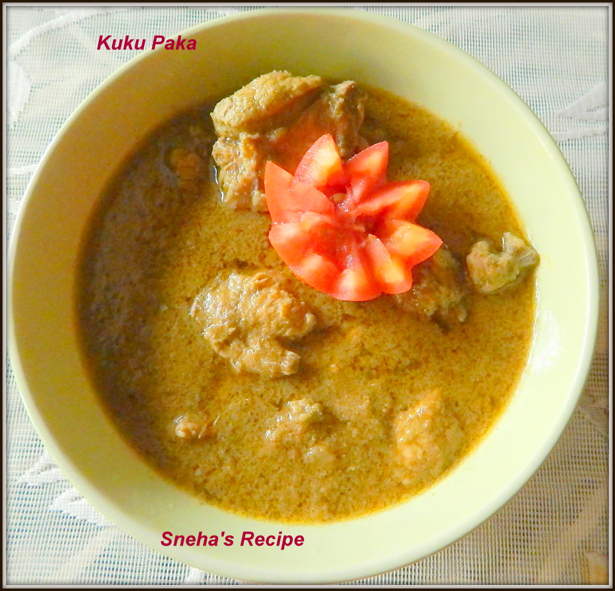 Kuku Paka#EattheWorld - Sneha's Recipe
