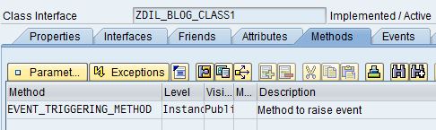 SAP ABAP ISU: OO ABAP: Events