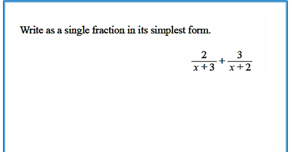 Simplifying Rational Expressions - CIE Math Solutions