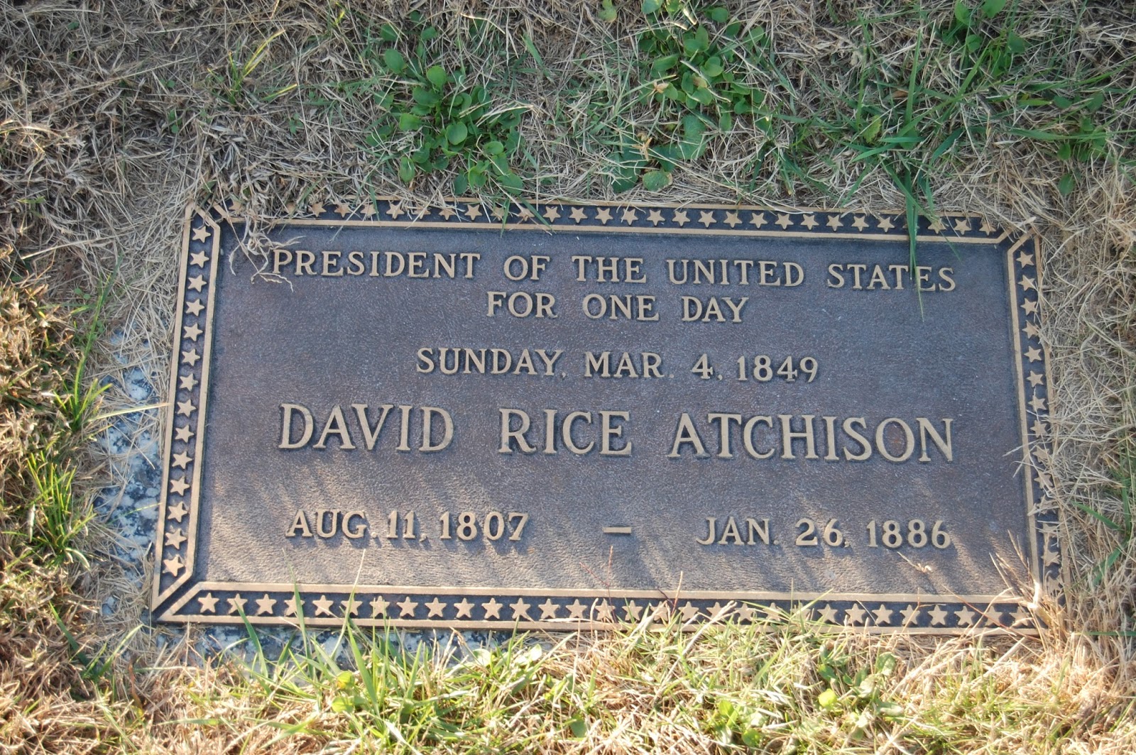 Random Walks in Time: Grave Matters: President for a Day (Not)