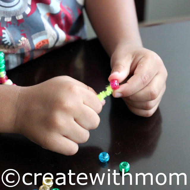 Create With Mom: Beaded bracelets and Kinder® Surprise®