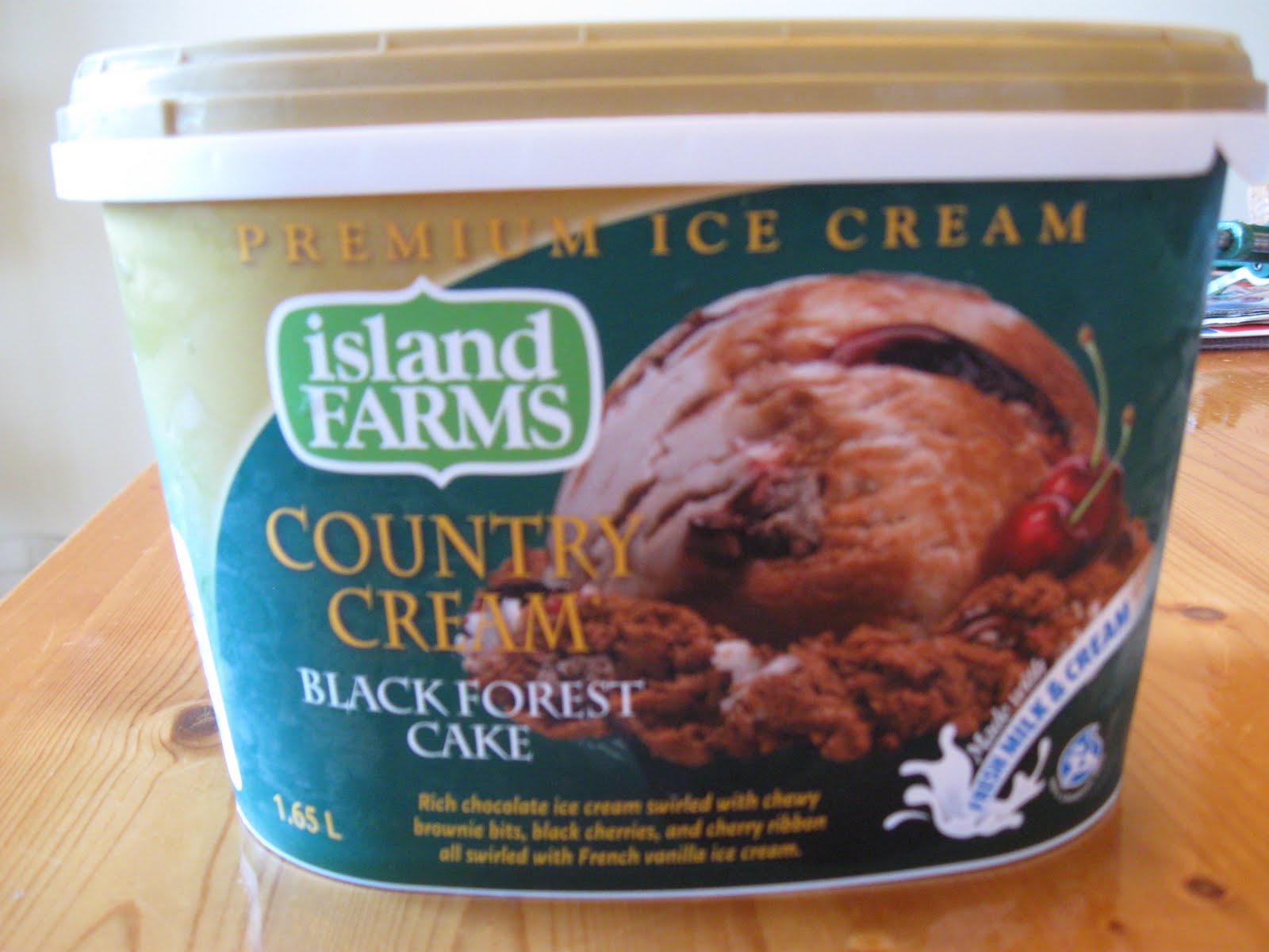 Two Girls, One Scoop: Review: Island Farms "Country Cream: Black Forest ...