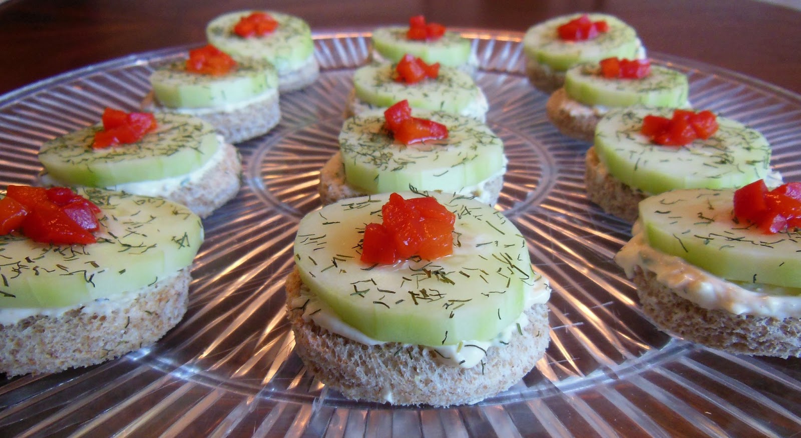 Motor City on my Mind: Cucumber Canapés.