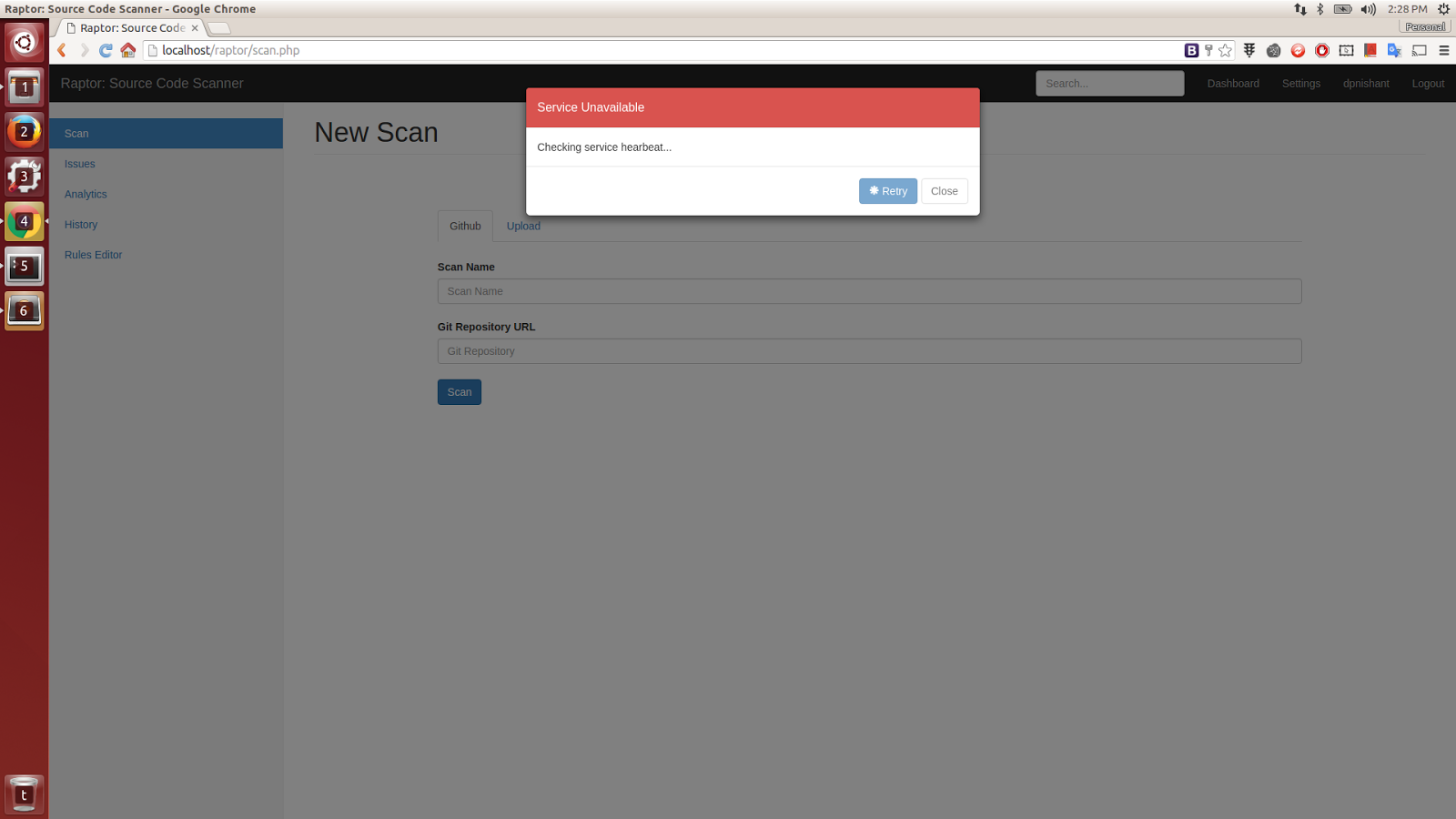 Raptor Web Based Source Code Vulnerability Scanner