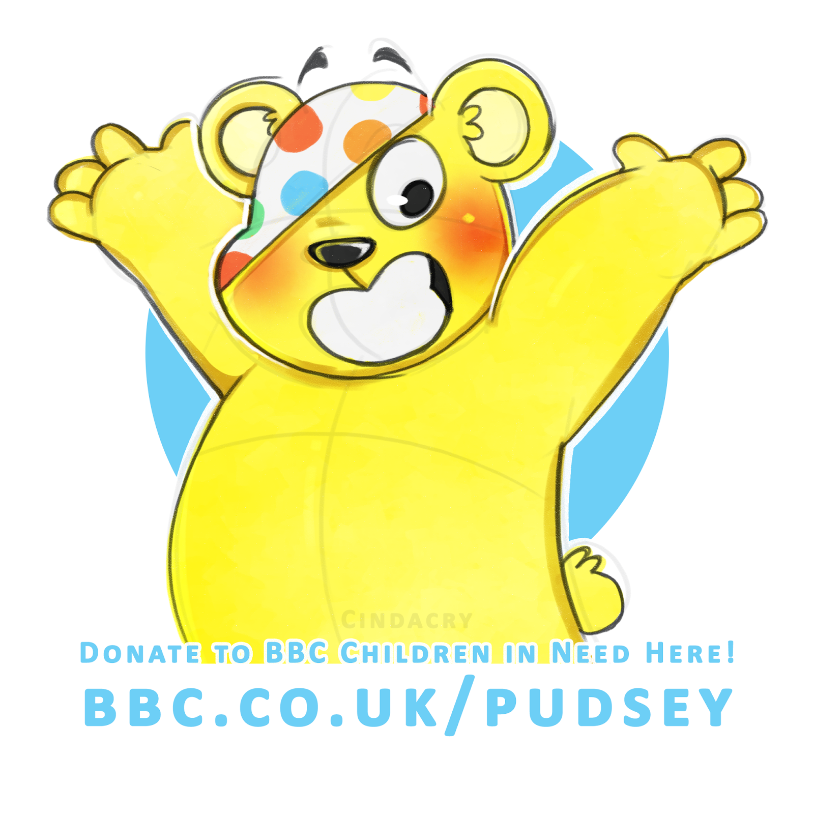 Pudsey Bear Animation Clipart