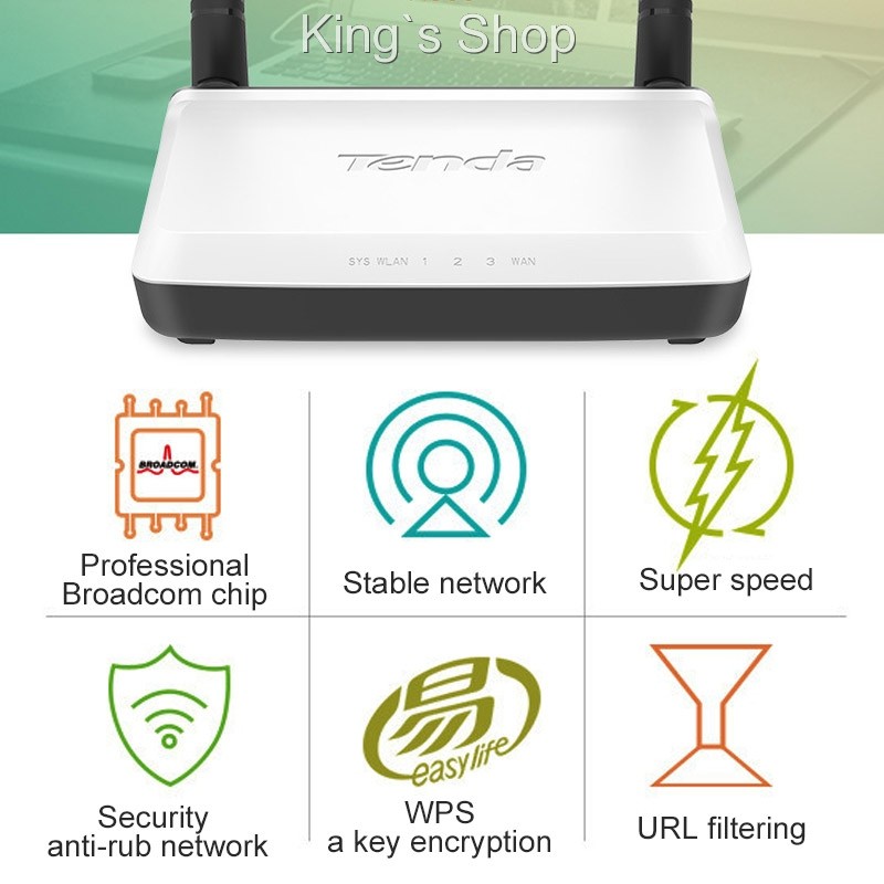 Blog: Original Tenda 300Mbps Home Wireless WiFi Router, Repeater,IPQoS ...