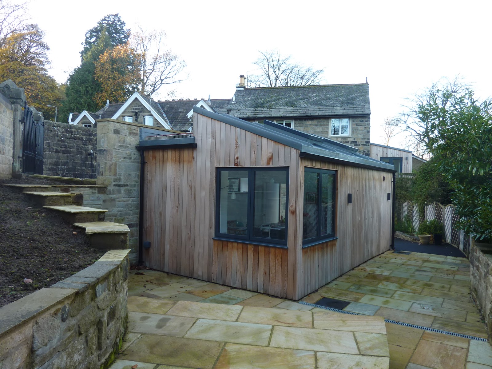 Shedworking: Stone and timber garden office