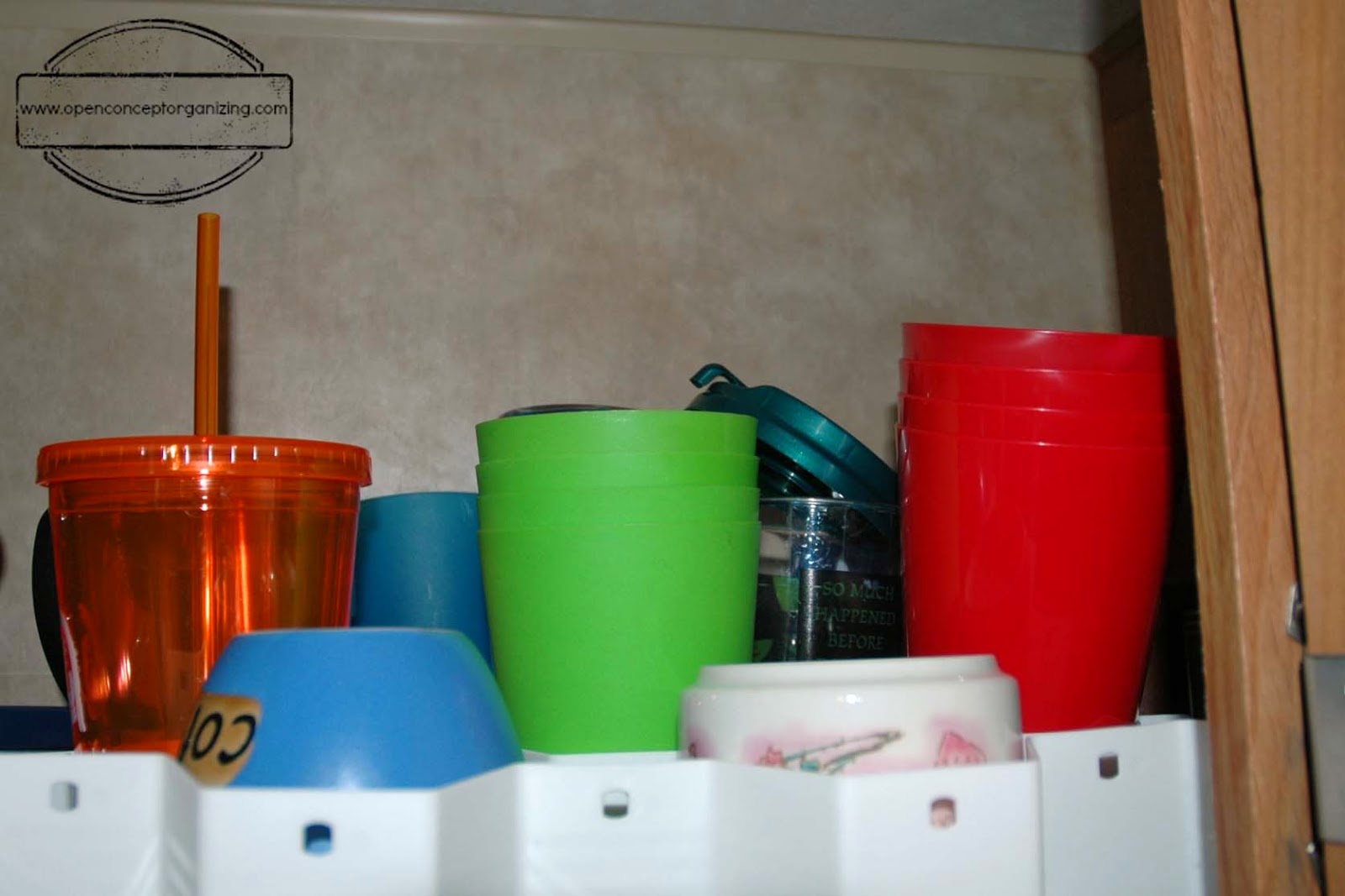 Open Concept Organizing: How I Organized Our RV For Under $40