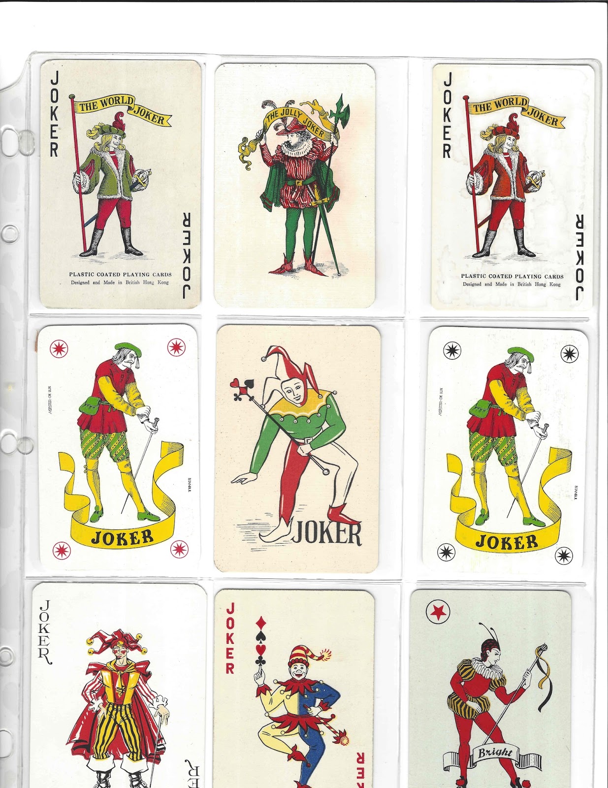 Amused by Jokers am I!: Joker Collecting - Organized