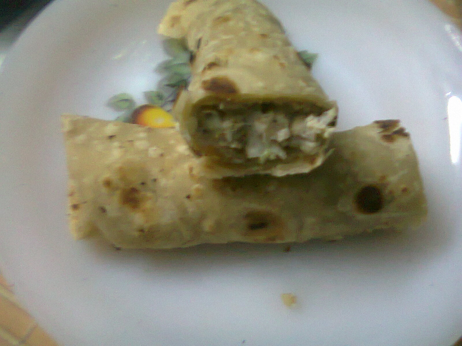 Cook Book: Chatni Chicken Roll Paratha