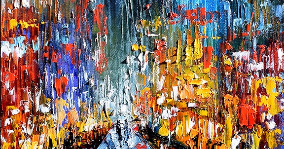 Where ART Lives Gallery Artists Group Blog: Cityscape Art Street Scene ...