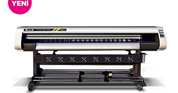 Sıfır Eco Solvent Epson Dx7 Olympos Plotter Makinası