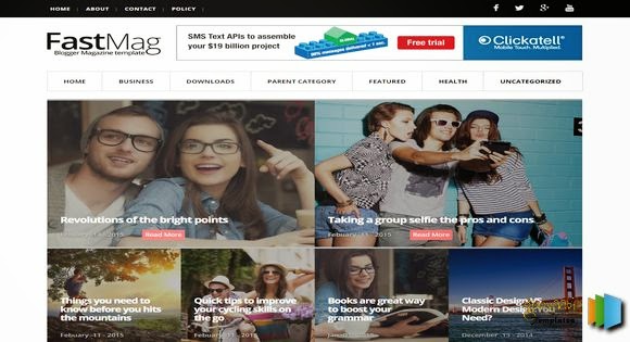 Fast Mag - Template Blog SEO Responsive Terbaru dari Templateism ...