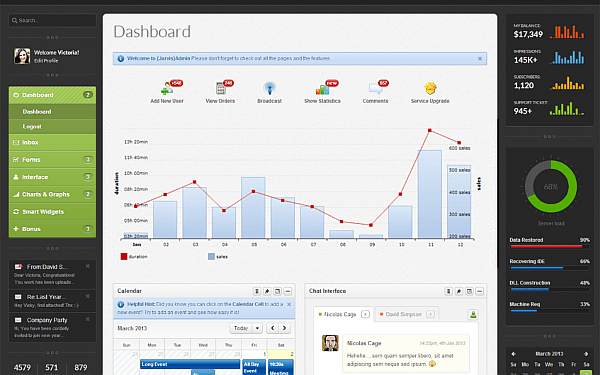 Templates Bootstrap: Download Jarvis - Smart Admin Bootstrap Template