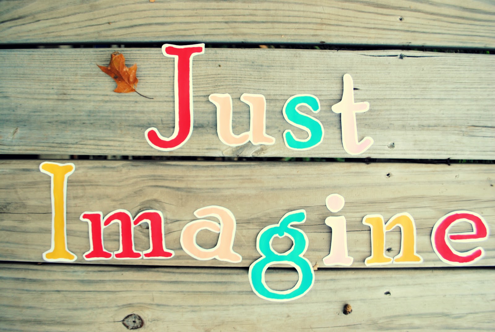 The Rosy Life: DIY Tutorial: Just Imagine banner