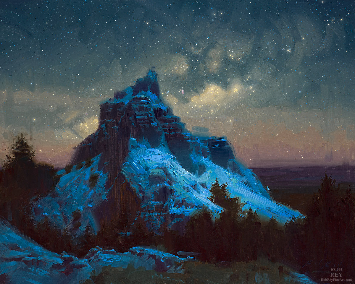 Rob Rey Art: Good Sky over the Badlands