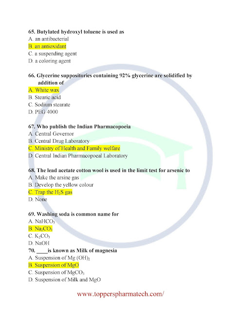 Topper's Pharma Tech: ESIC Pharmacist Exam 2014 Solved Question Paper Pdf