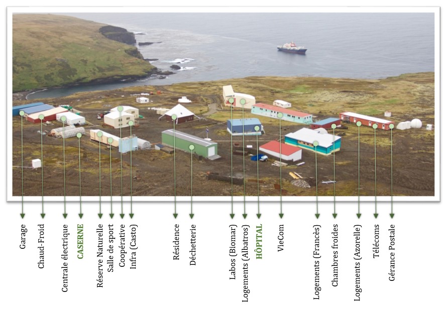 Blog officiel du district de Crozet - TAAF: La base Alfred Faure vue du ...