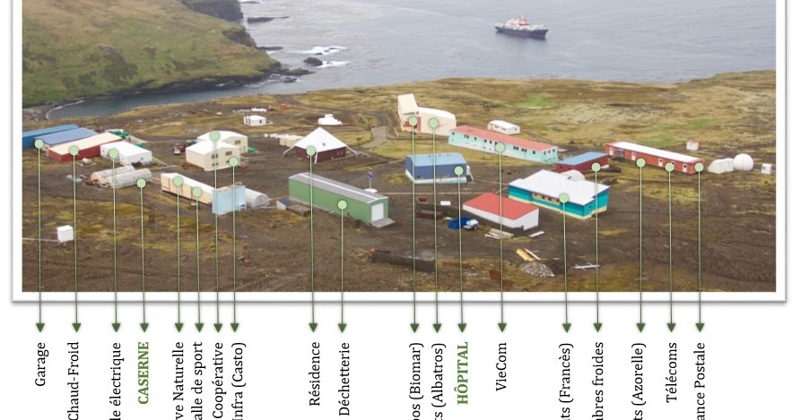 Blog officiel du district de Crozet - TAAF: La base Alfred Faure vue du ...