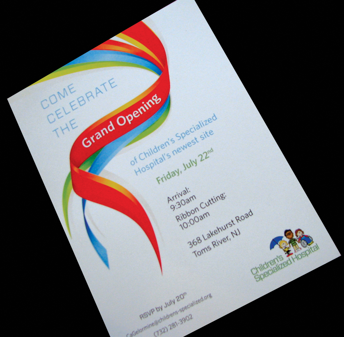 Hospital Opening Invitation