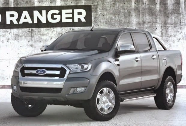 Ford mostra primeira foto oficial da renovada Ranger, que será lançada ...