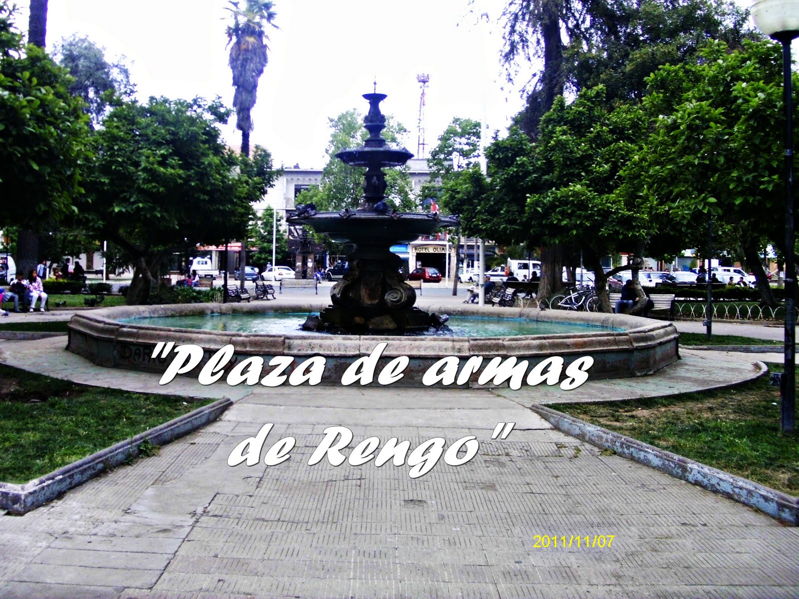 Una bella ciudad, Rengo: Plaza de Armas de Rengo