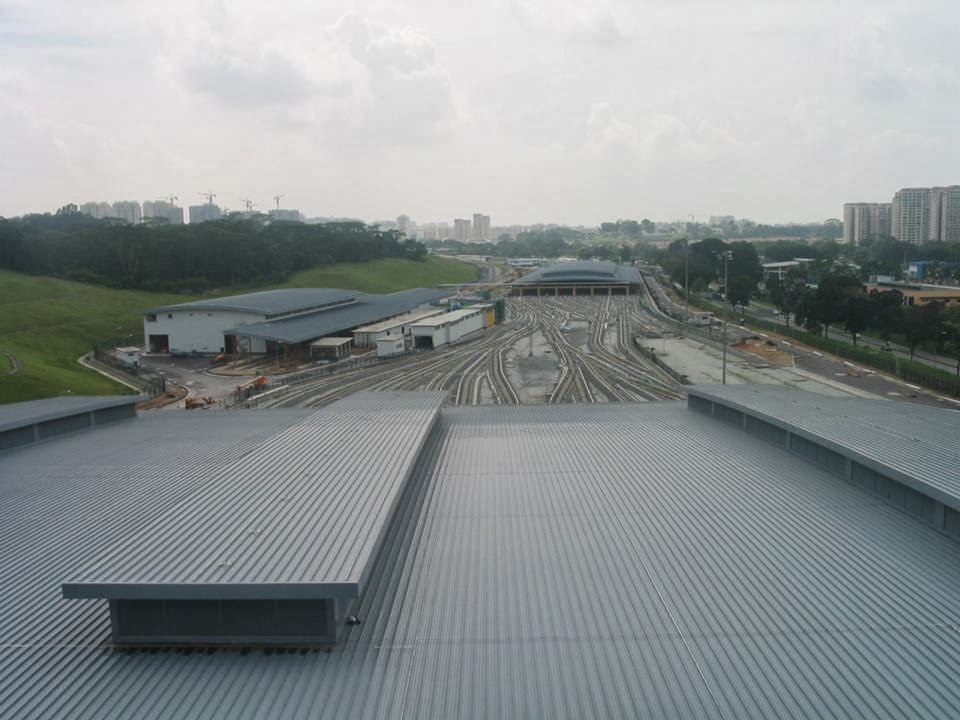 Downtown Line Construction: Gali Batu depot update