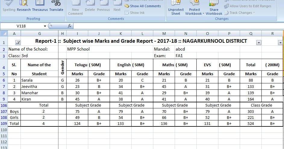 New CCE Grading Reports Software V1.3 for Primary School included ...