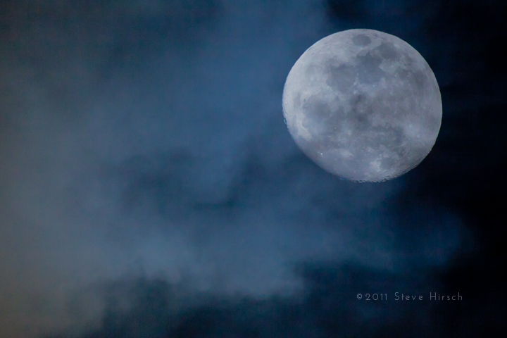 A 1200mm lens and the moon. - Steve Hirsch