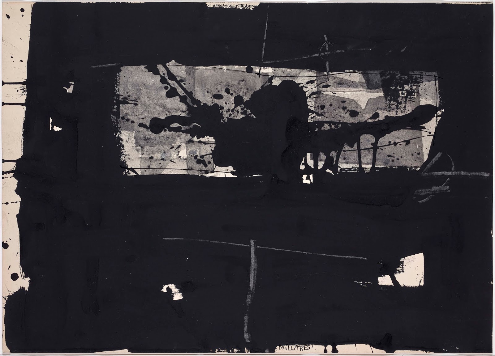 OBSERVANDO EL ARTE: MANOLO MILLARES. 1960, en la Gallery Pierre Matisse ...