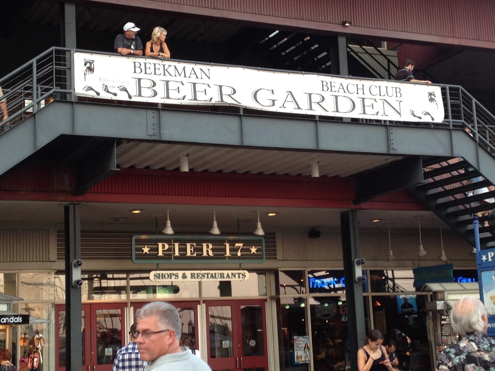 Tales of the Traveling Teacher: Beekman Beer Garden Beach Club