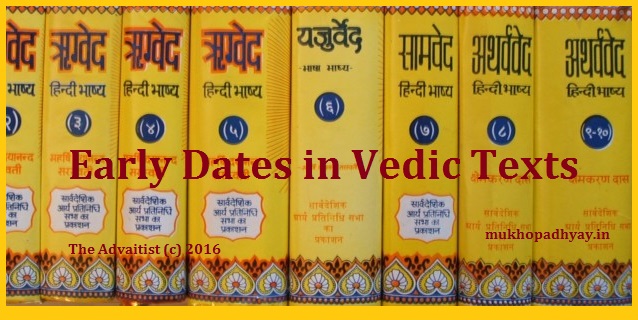 Early Dates in Vedic Texts