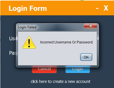 Java - Login And Register Form With MySQL DataBase - C#, JAVA,PHP ...