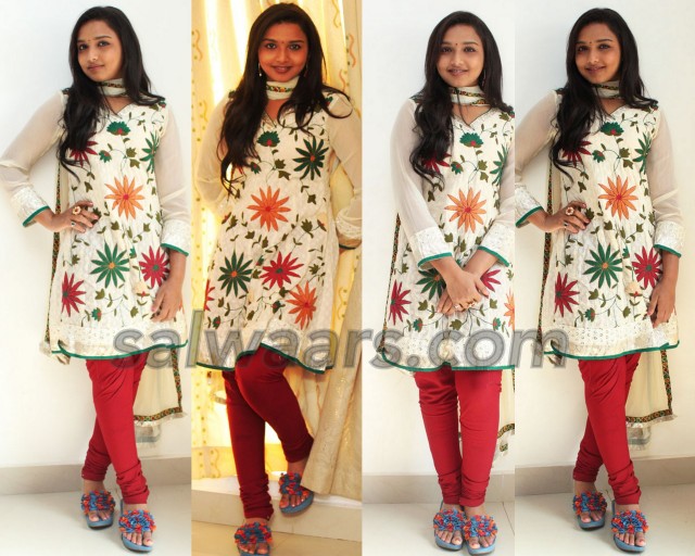 Deepthi Nambiar Embroidery Salwar Kameez - Indian Dresses