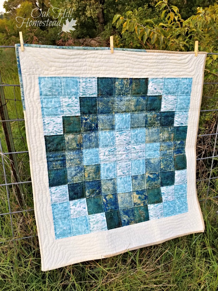 Homestead Crafts: Tide Pool Crib Quilt - Oak Hill Homestead