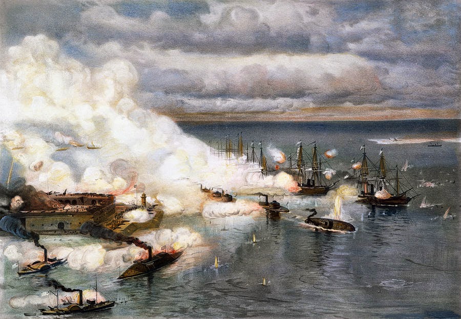 ONCE A CIVIL WAR: August 5, 1864---"Damn the torpedoes, full speed ahead!"