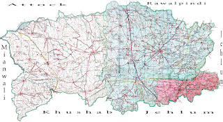 Sada Chakwal: Chakwal Map