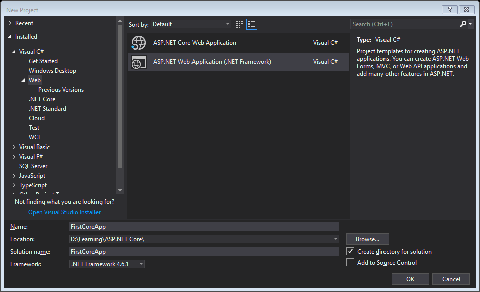 Let's Be Developer: Create first ASP.NET Core application