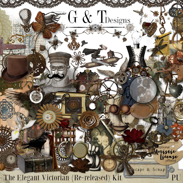 E-scape and Scrap: G&T Designs - The Elegant Victorian (re-release ...