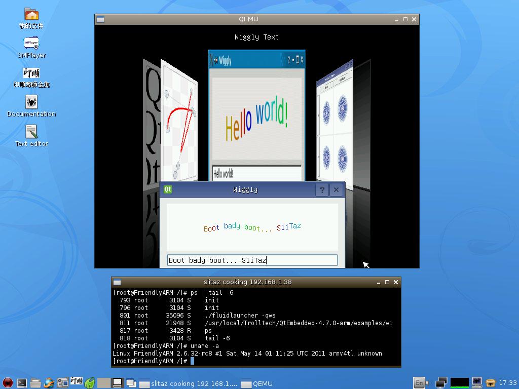 Slitaz's Notes - Alanyih: Slitaz -- qemu-arm / qt470 -2 Slitaz's Notes - Alanyih: Slitaz -- qemu-arm / qt470 -2