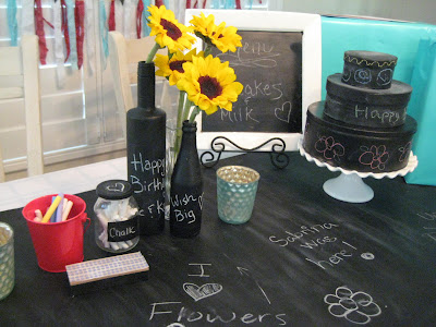Creative Party Ideas by Cheryl: Chalkboard Party