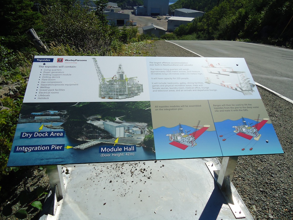 Stacey News: Hebron Off Shore Project at Bull Arm Site