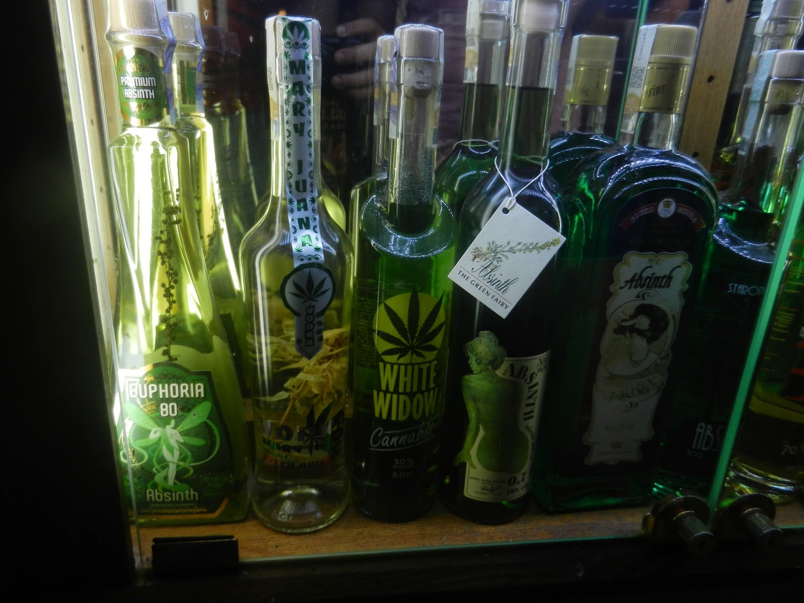 Once around the big blue marble: Absinthe and Marijuana Vodka
